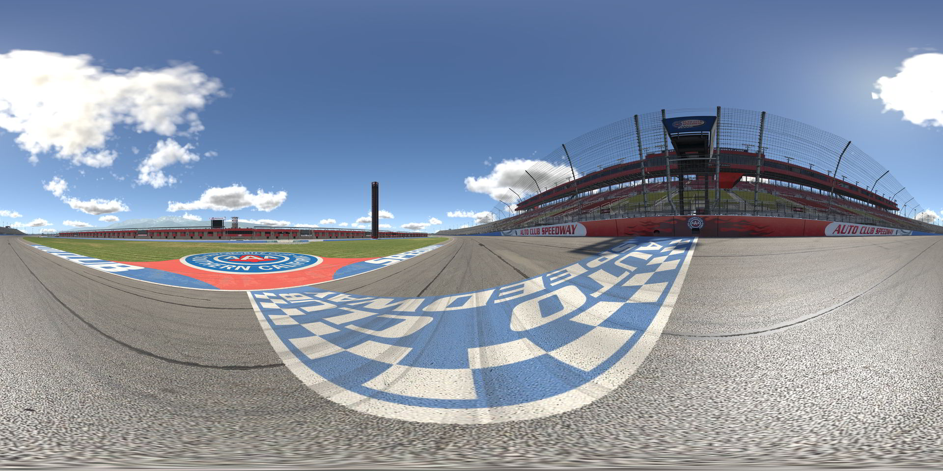 Auto Club Speedway - Oval - iRTrackwalk.com